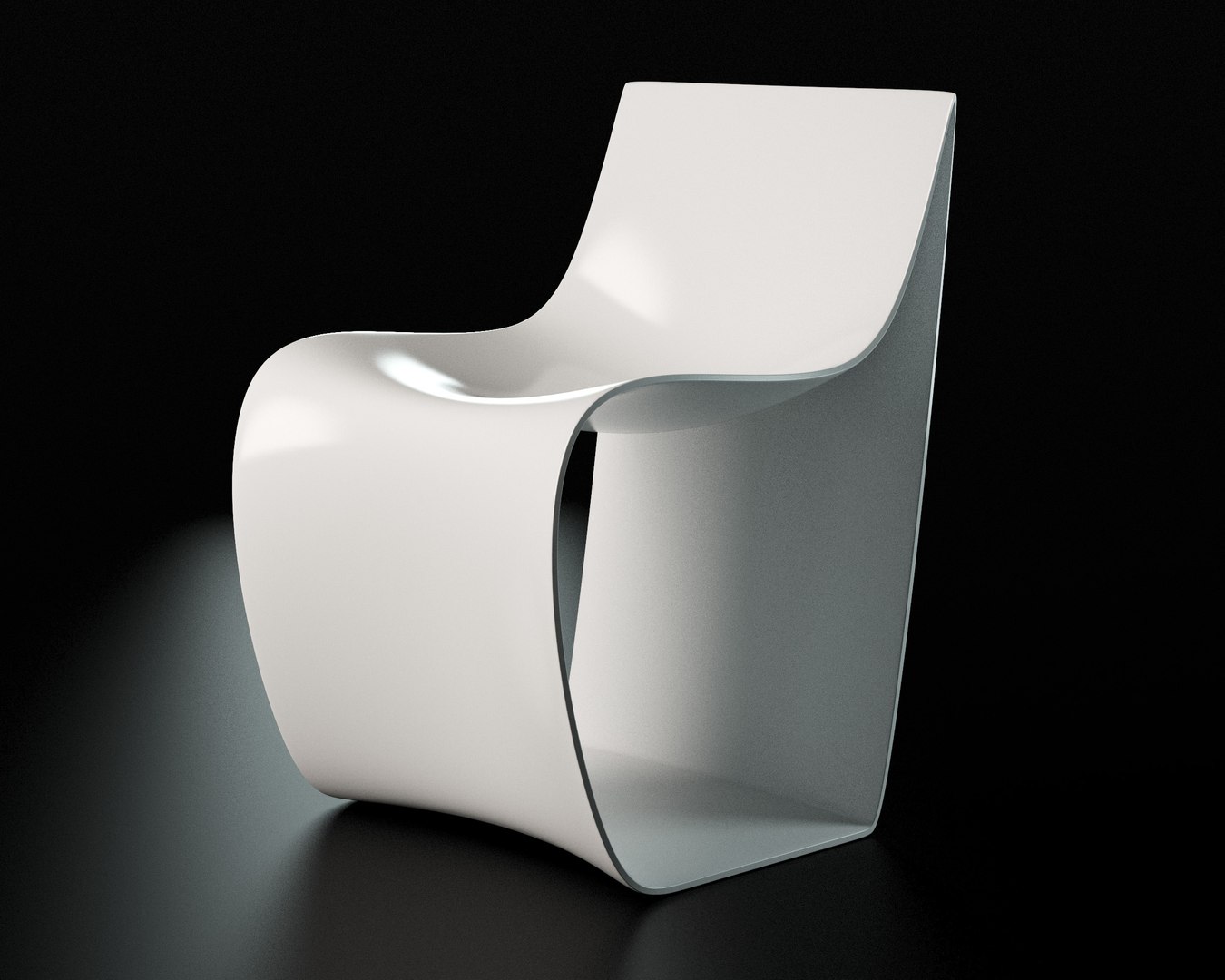 Mdf Italia Sign Chair 3d Model
