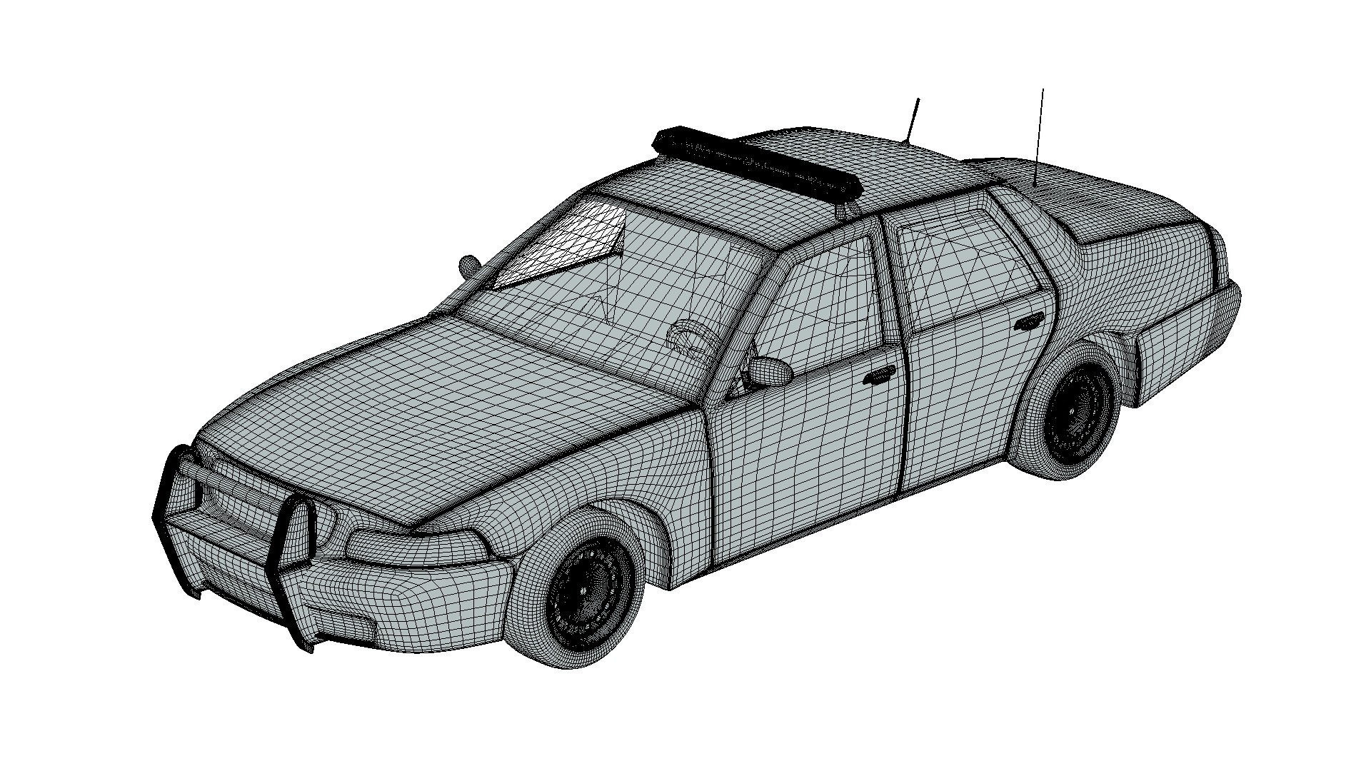 Free 3D Police Car - TurboSquid 2260107