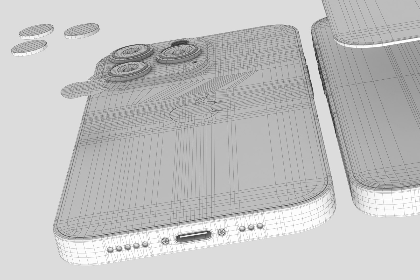 Apple iPhone 13 Pro and 13 Pro MAX 3D model - TurboSquid 1791561