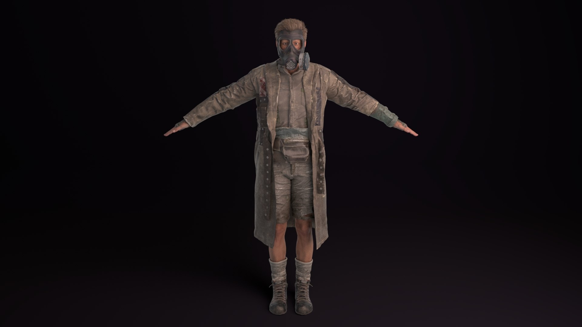 3D Model Apocalypse Male3 - TurboSquid 2249884