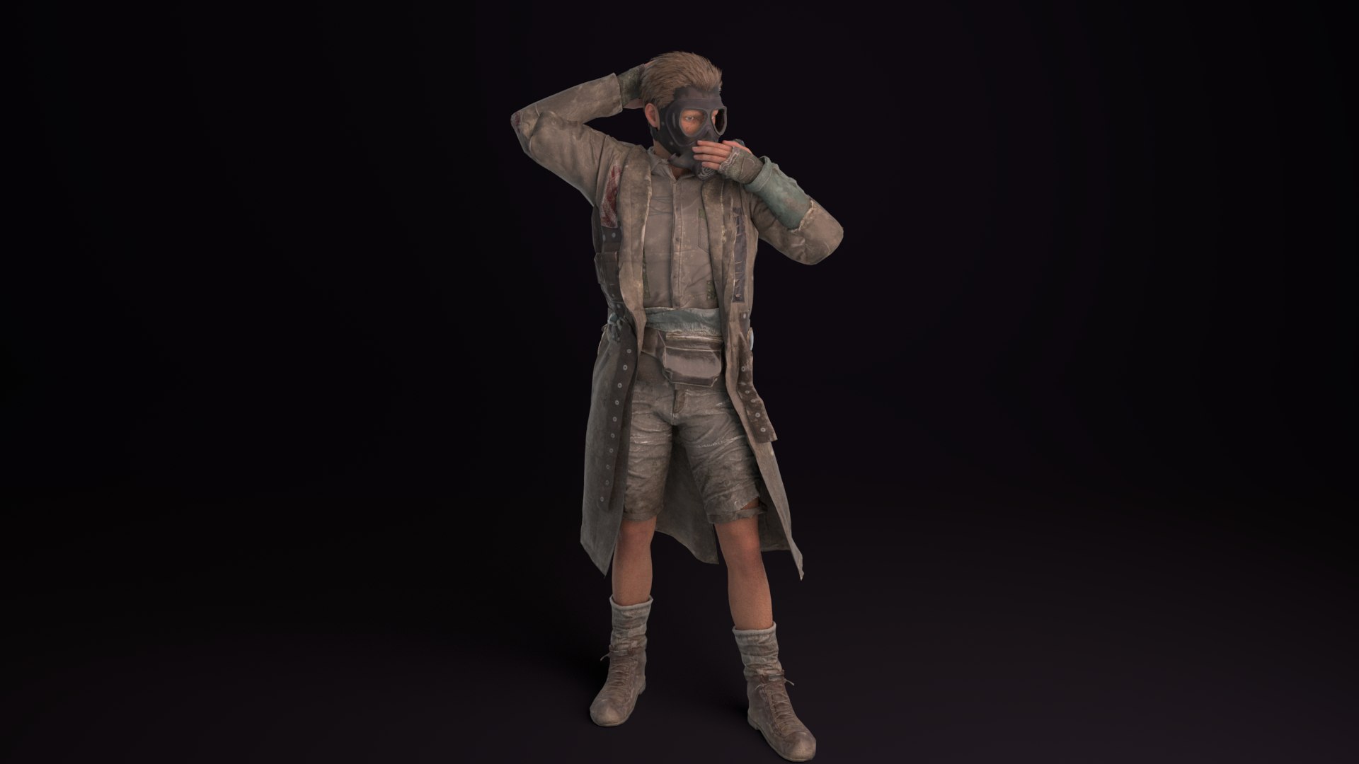 3D Model Apocalypse Male3 - TurboSquid 2249884