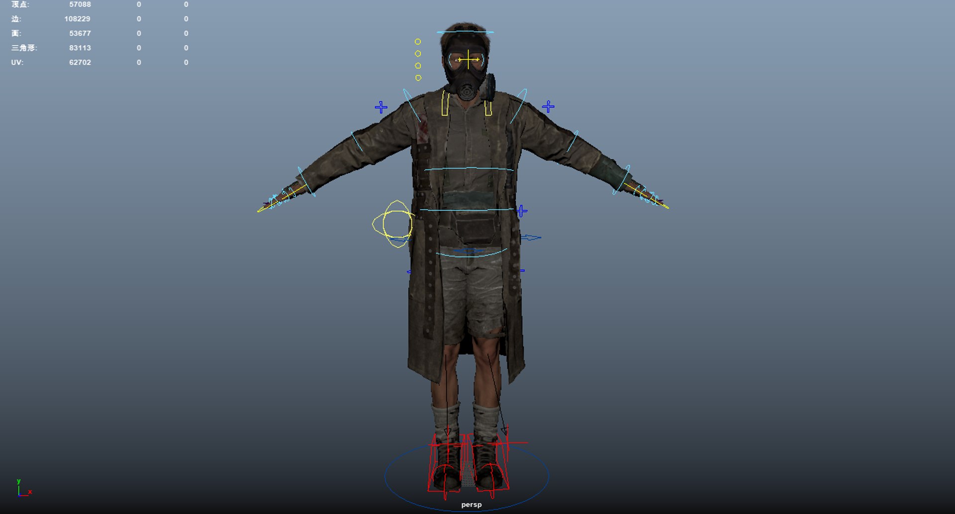 3D Model Apocalypse Male - TurboSquid 2249884