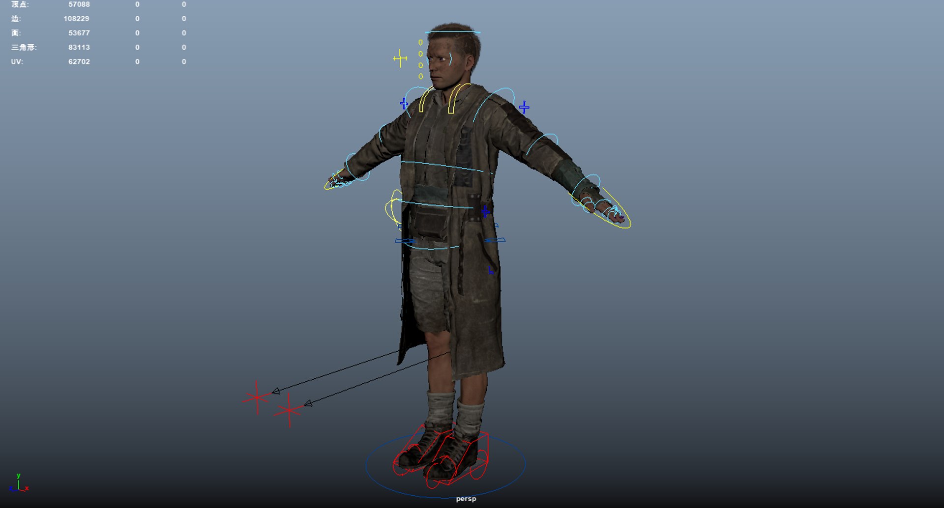 3D Model Apocalypse Male - TurboSquid 2249884