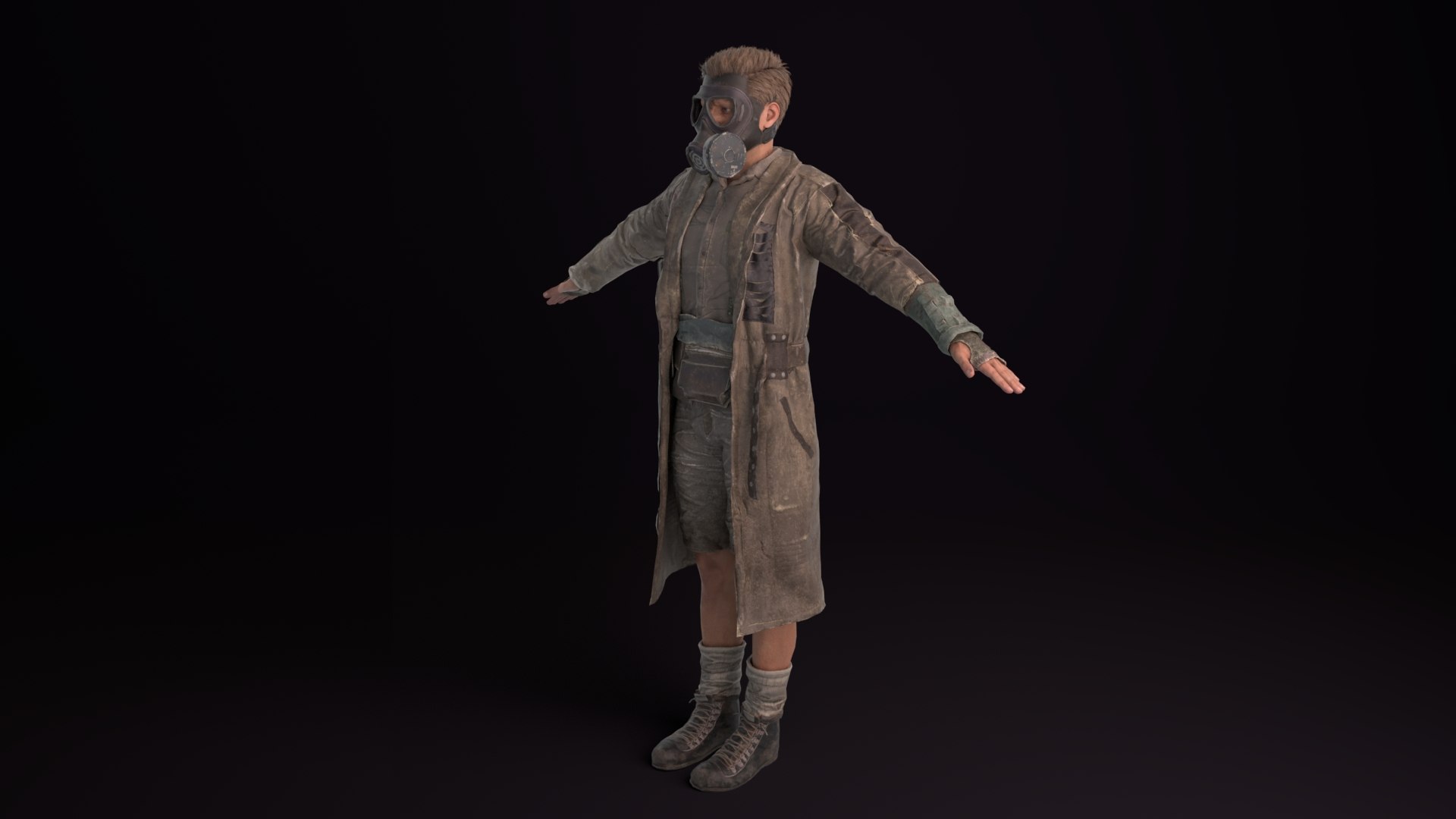 3D Model Apocalypse Male3 - TurboSquid 2249884