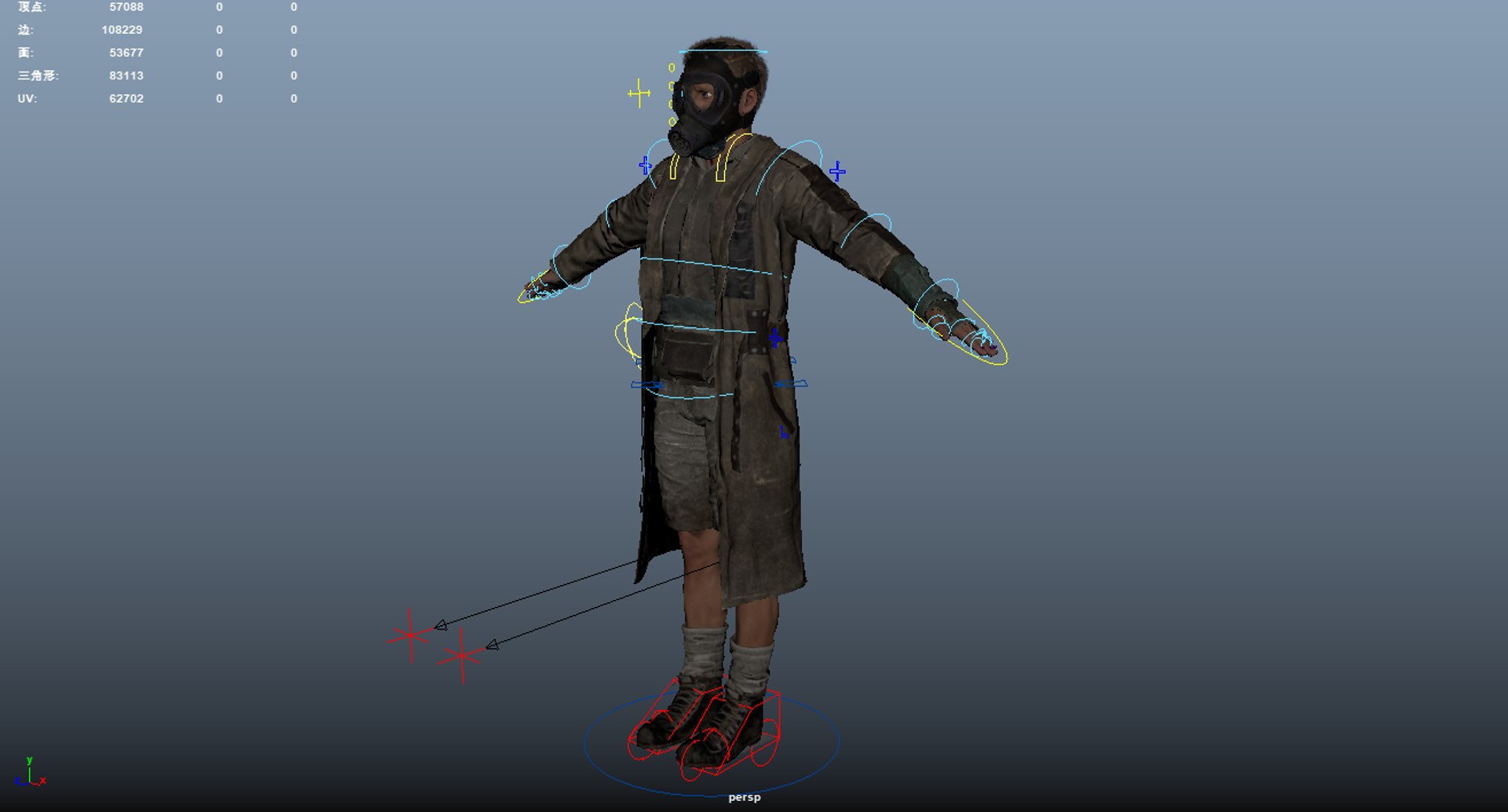 3D Model Apocalypse Male3 - TurboSquid 2249884