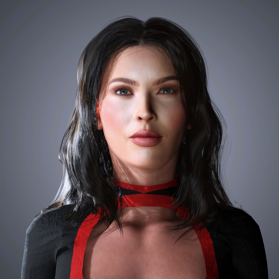 Megan Fox Character 3D Model Model - TurboSquid 2300967