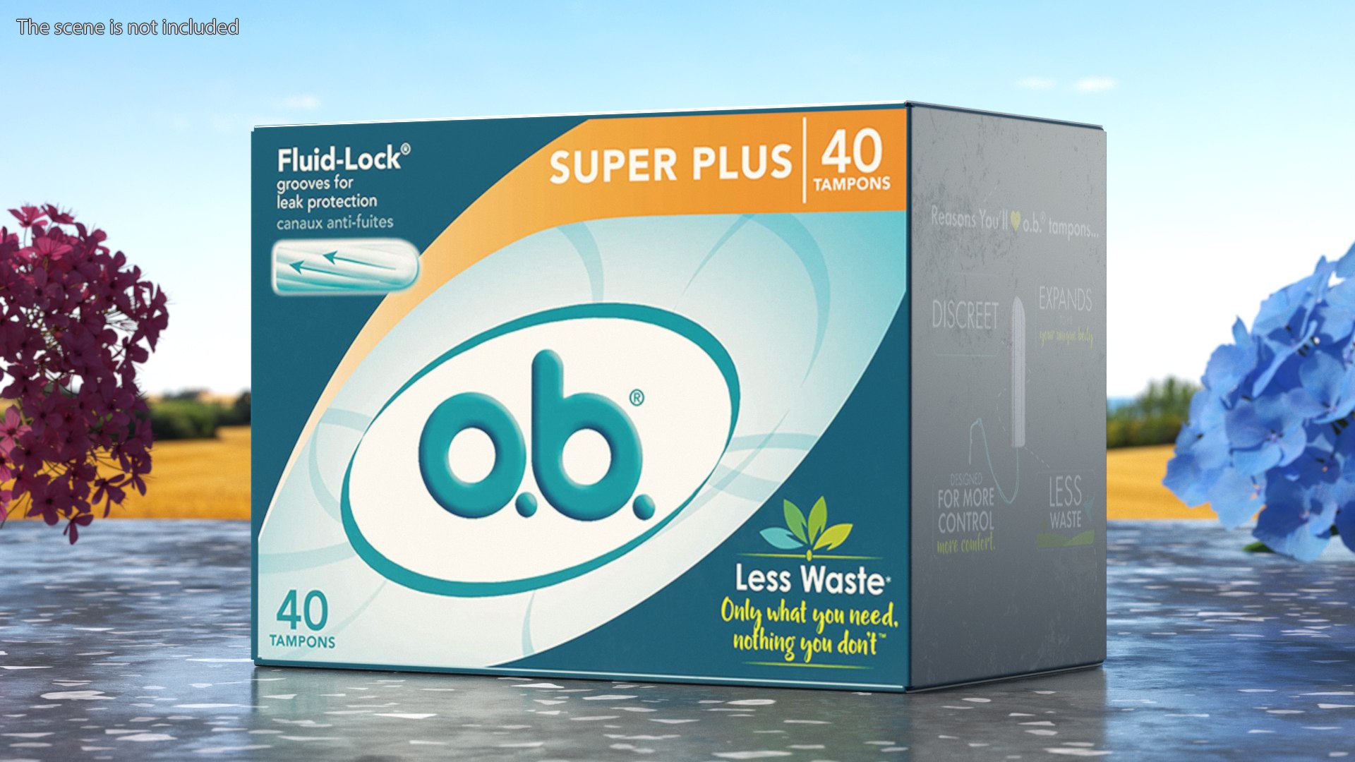 3D OB Super Plus Package 40 Tampons - TurboSquid 2164605