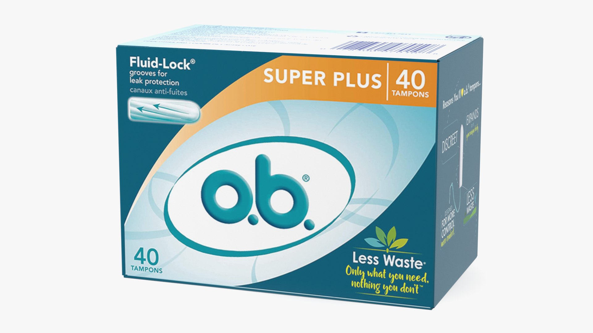 3D OB Super Plus Package 40 Tampons - TurboSquid 2164605