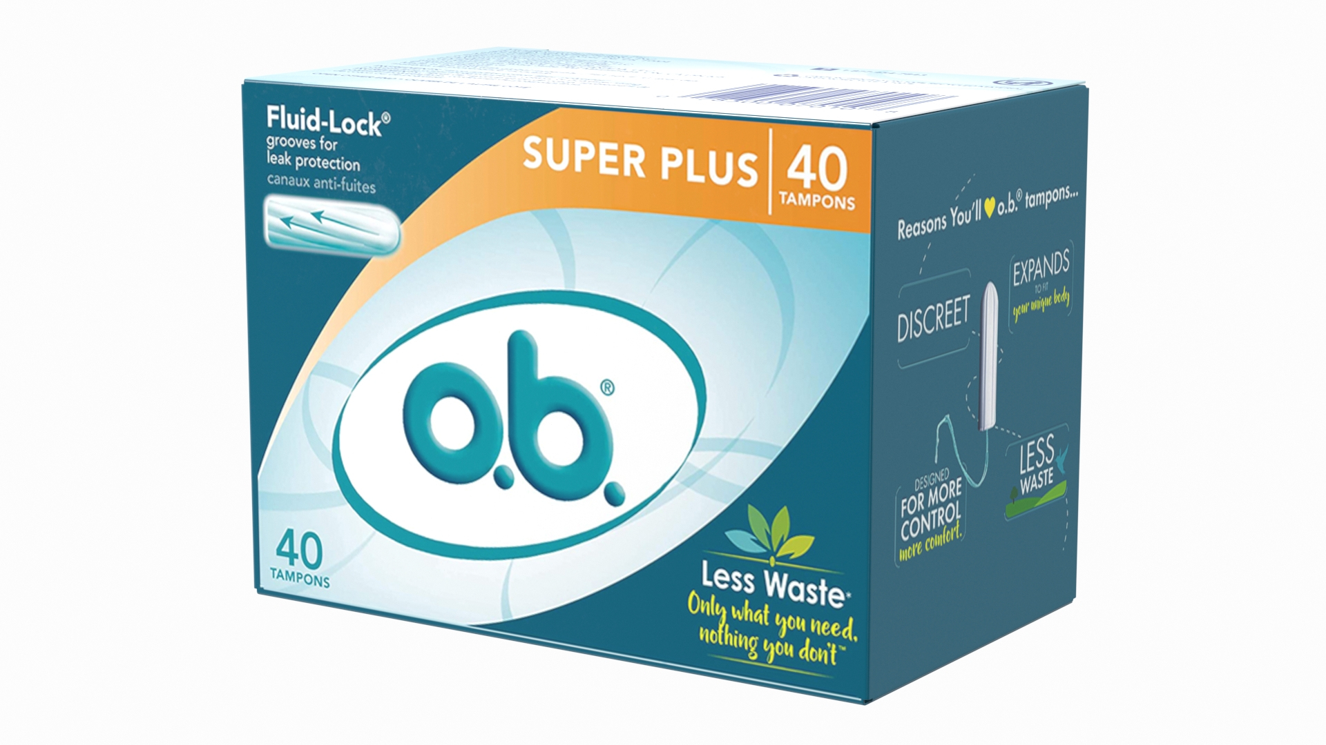 3D OB Super Plus Package 40 Tampons - TurboSquid 2164605