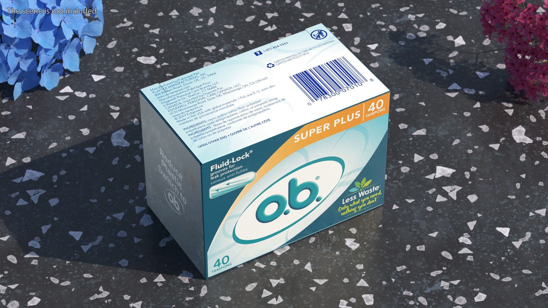 3D OB Super Plus Package 40 Tampons - TurboSquid 2164605