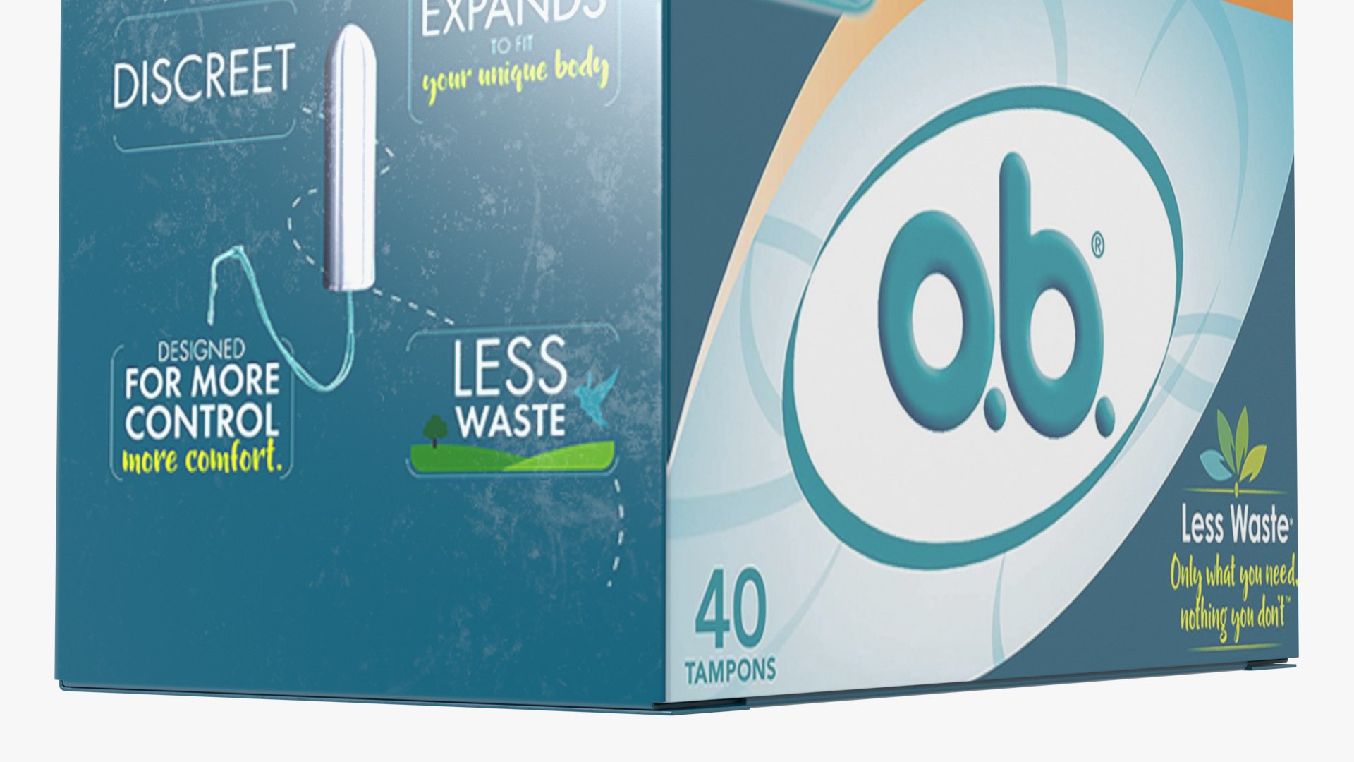 3D OB Super Plus Package 40 Tampons - TurboSquid 2164605