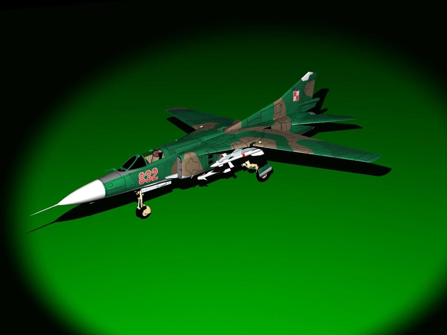3d mig 23 model