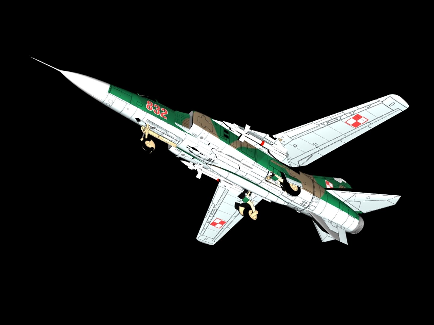 3d mig 23 model