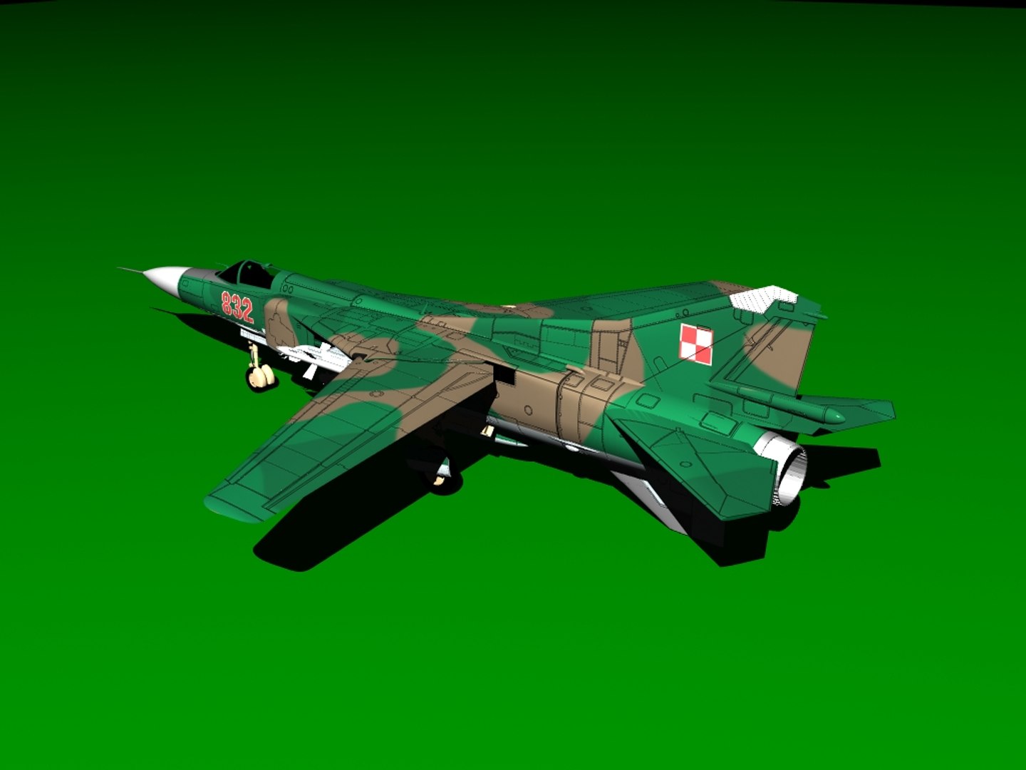 3d mig 23 model