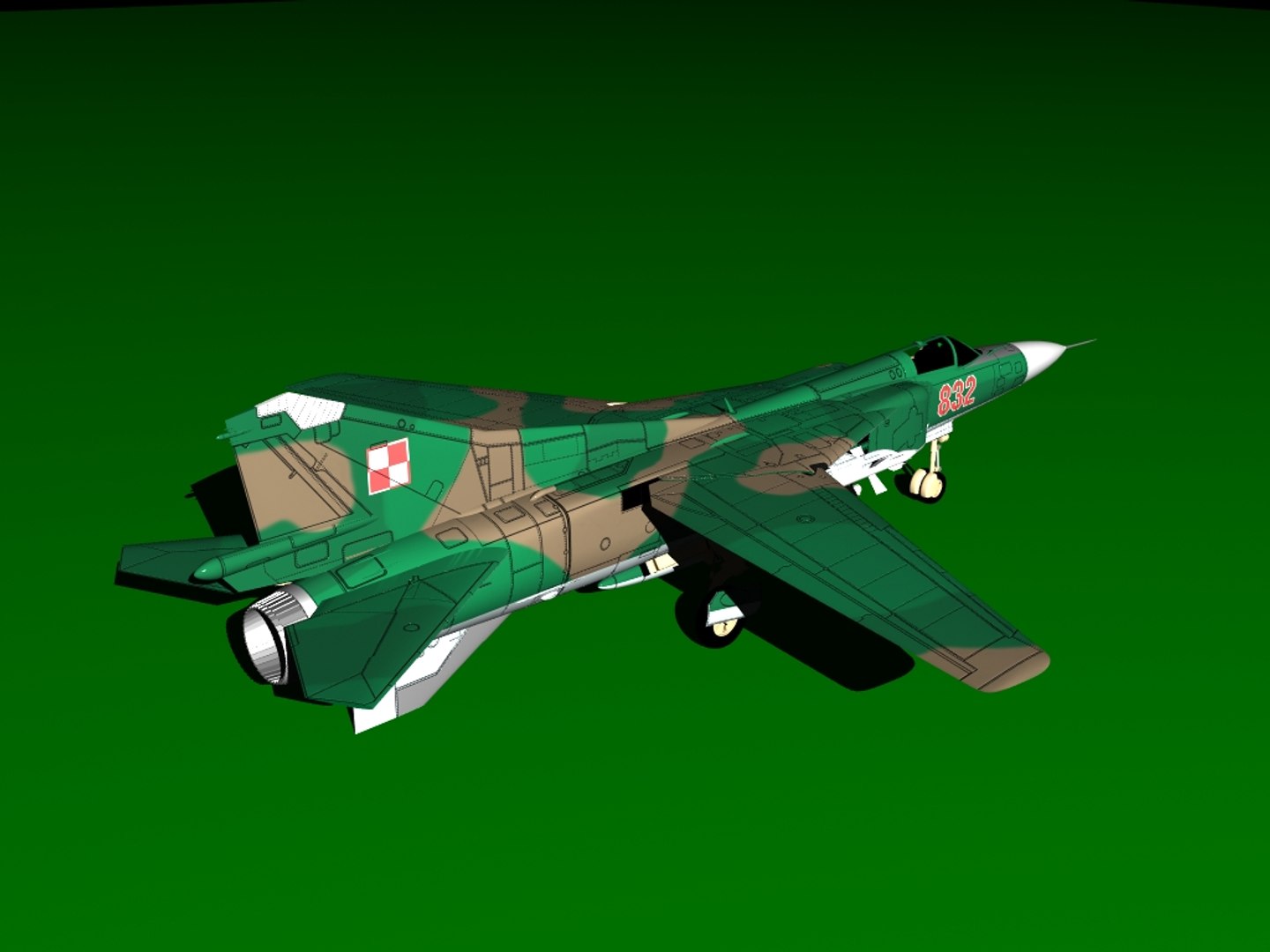 3d mig 23 model
