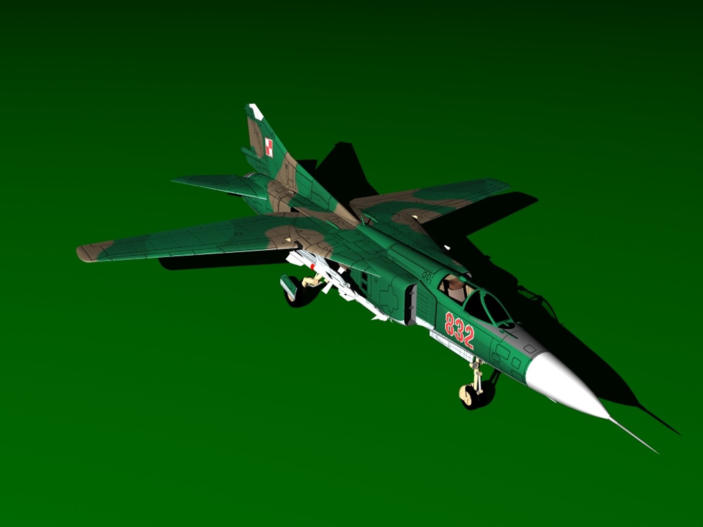 3d mig 23 model
