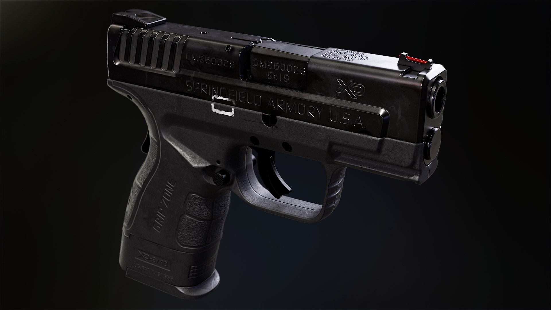 Springfield XD-MOD2 - Black 3D Model - TurboSquid 1958077
