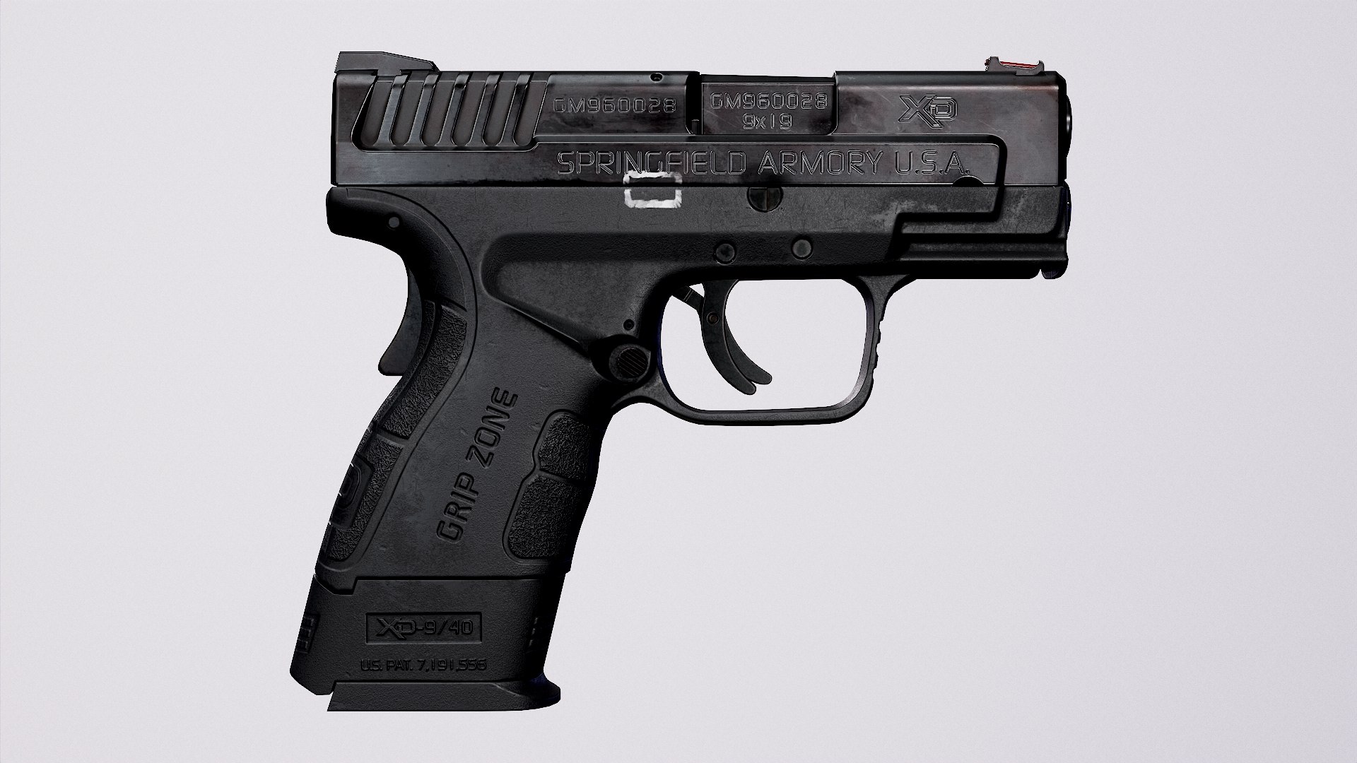 Springfield XD-MOD2 - Black 3D Model - TurboSquid 1958077