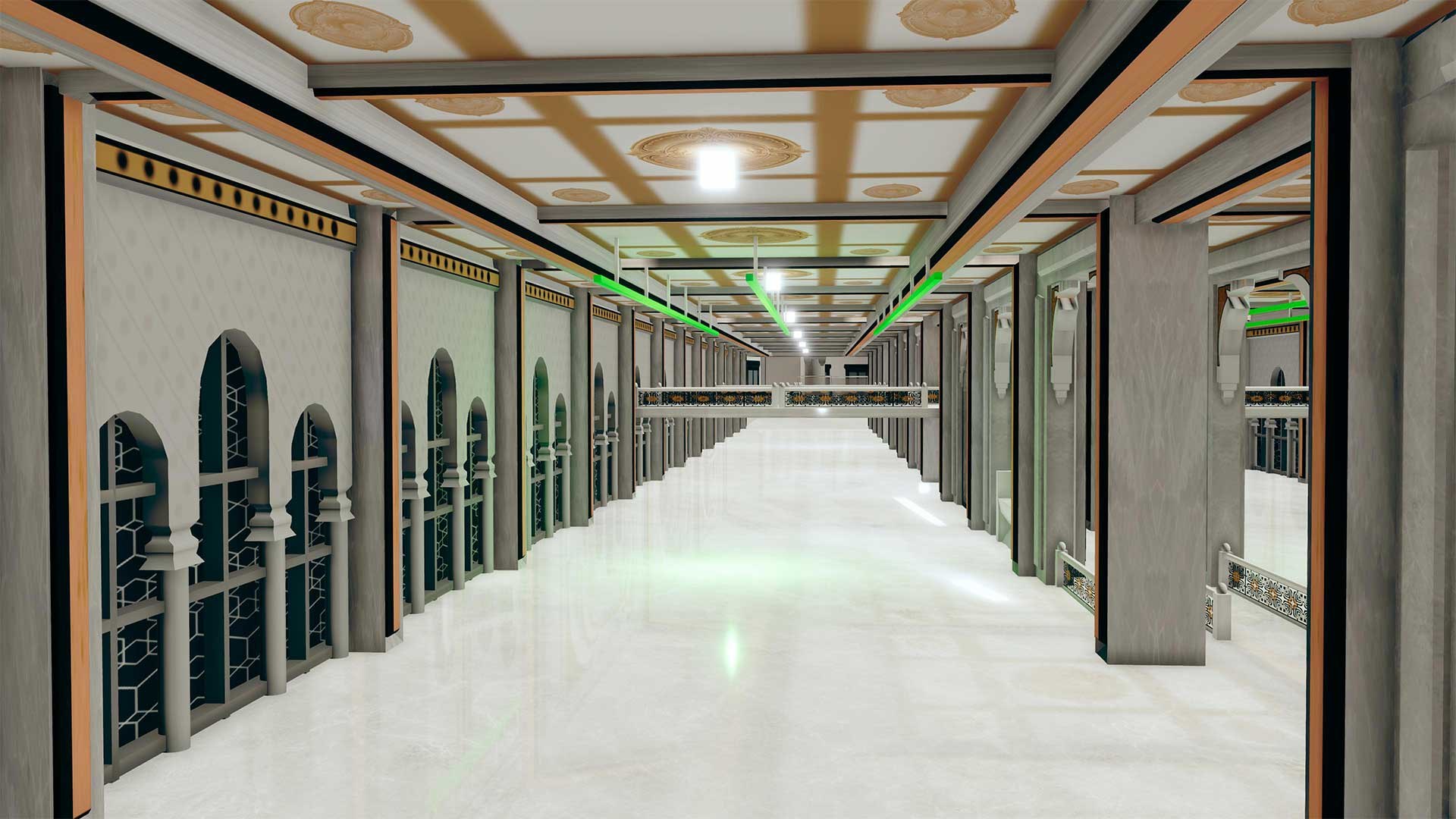 3D Safa Marwa Interior - Hajj Umrah Model - TurboSquid 2339726