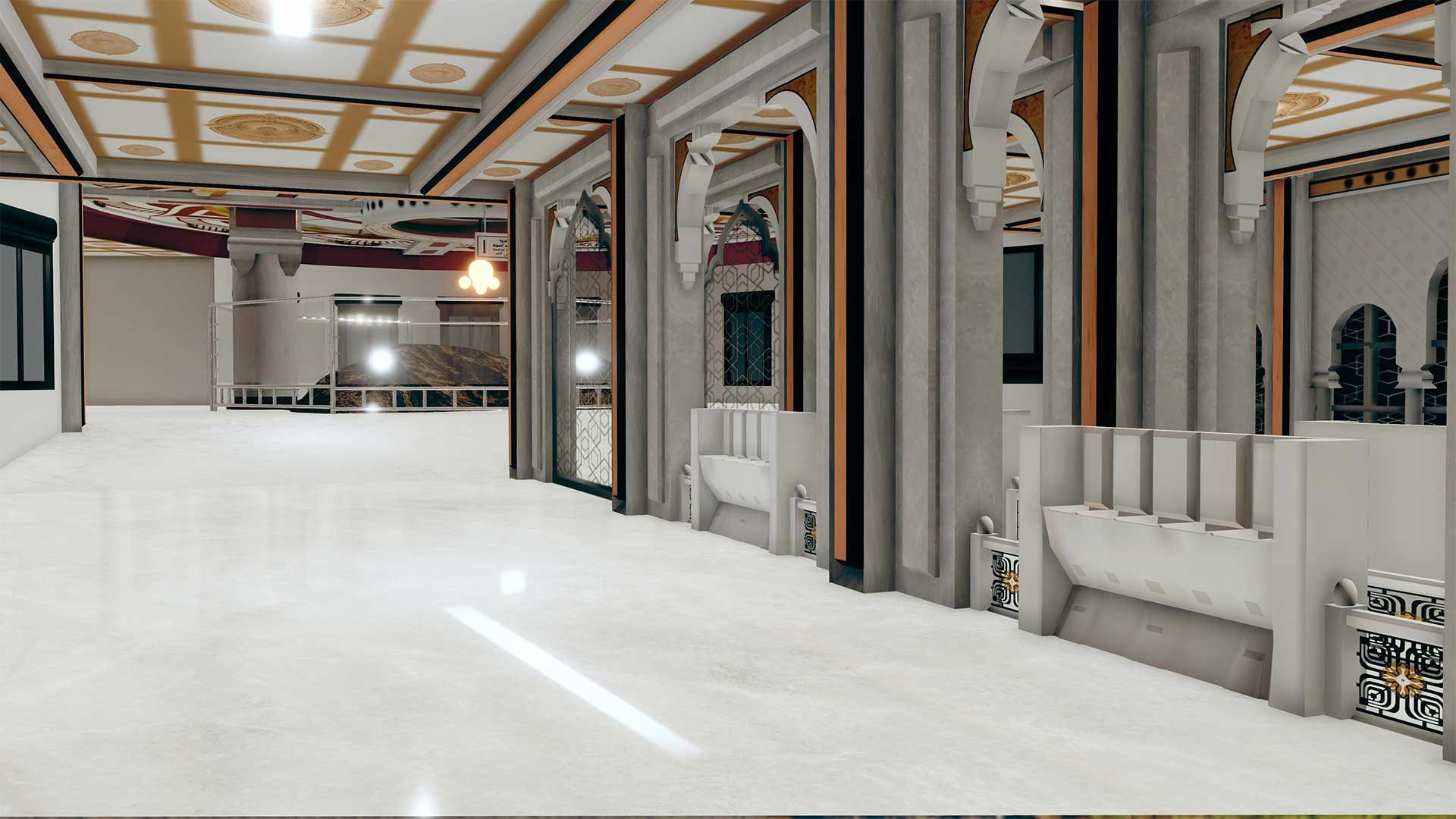 3D Safa Marwa Interior - Hajj Umrah Model - TurboSquid 2339726