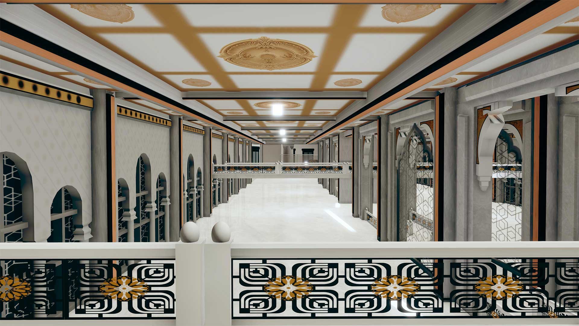 3D Safa Marwa Interior - Hajj Umrah Model - TurboSquid 2339726