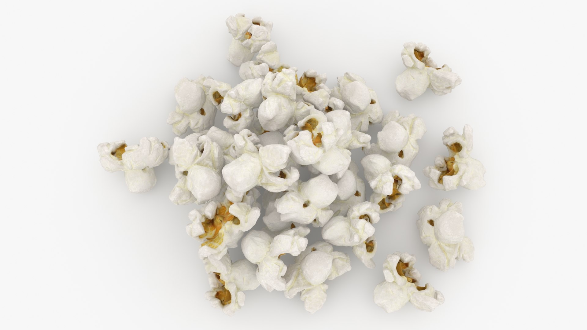 Popcorn 01 Pile 3D - TurboSquid 2260264