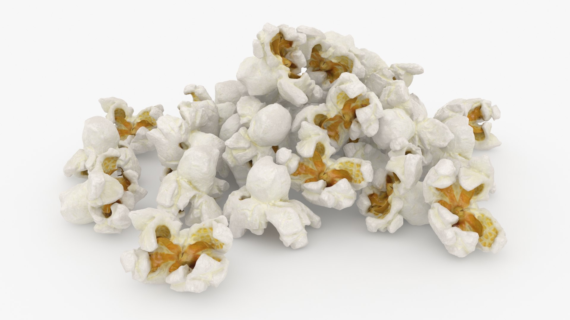 Popcorn 01 Pile 3D - TurboSquid 2260264