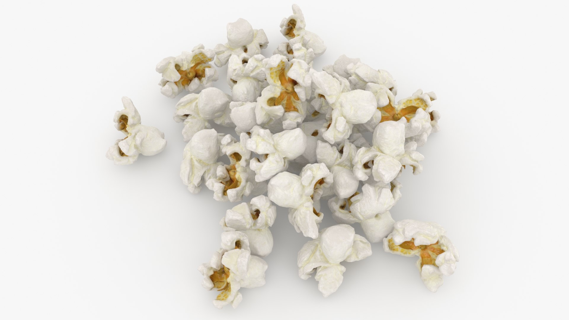 Popcorn 01 Pile 3D - TurboSquid 2260264