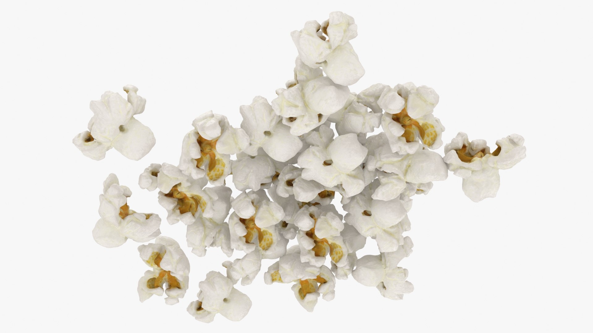Popcorn 01 Pile 3D - TurboSquid 2260264