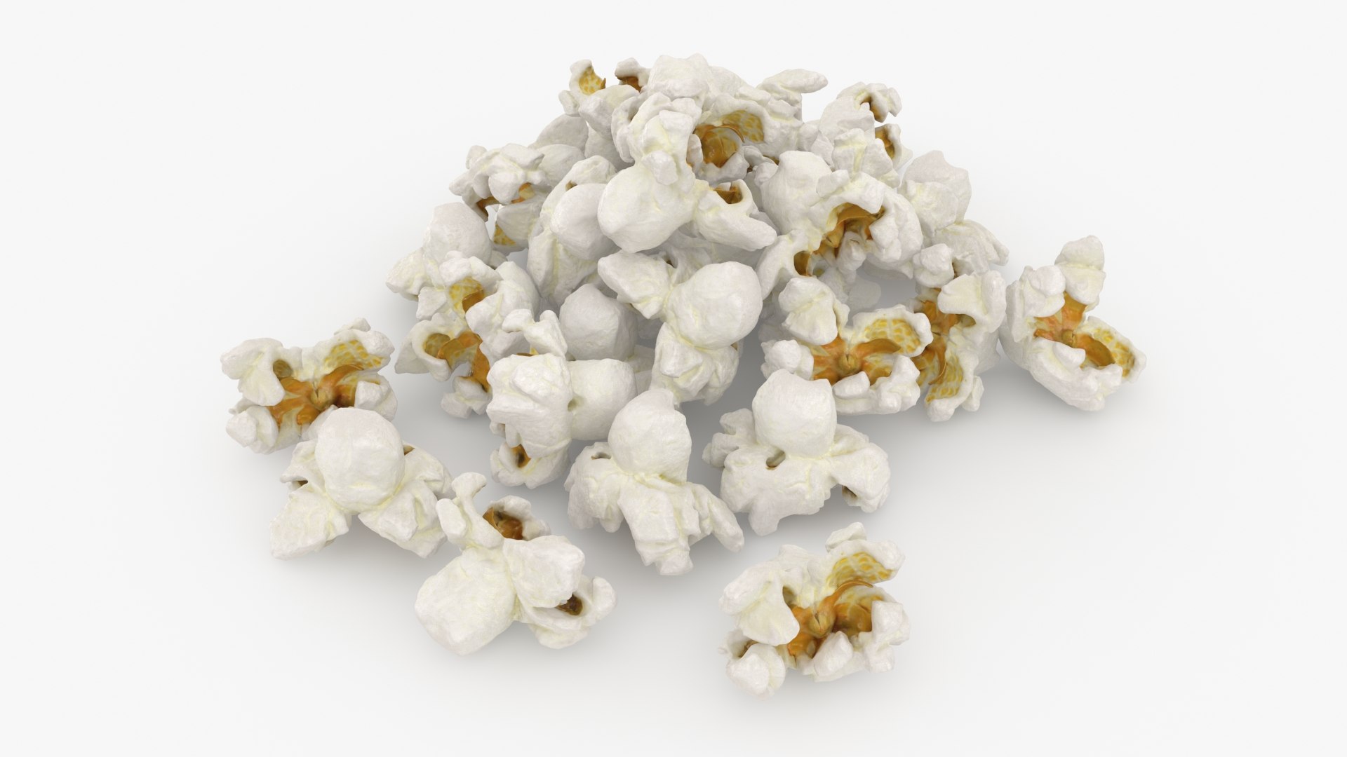 Popcorn 01 Pile 3D - TurboSquid 2260264