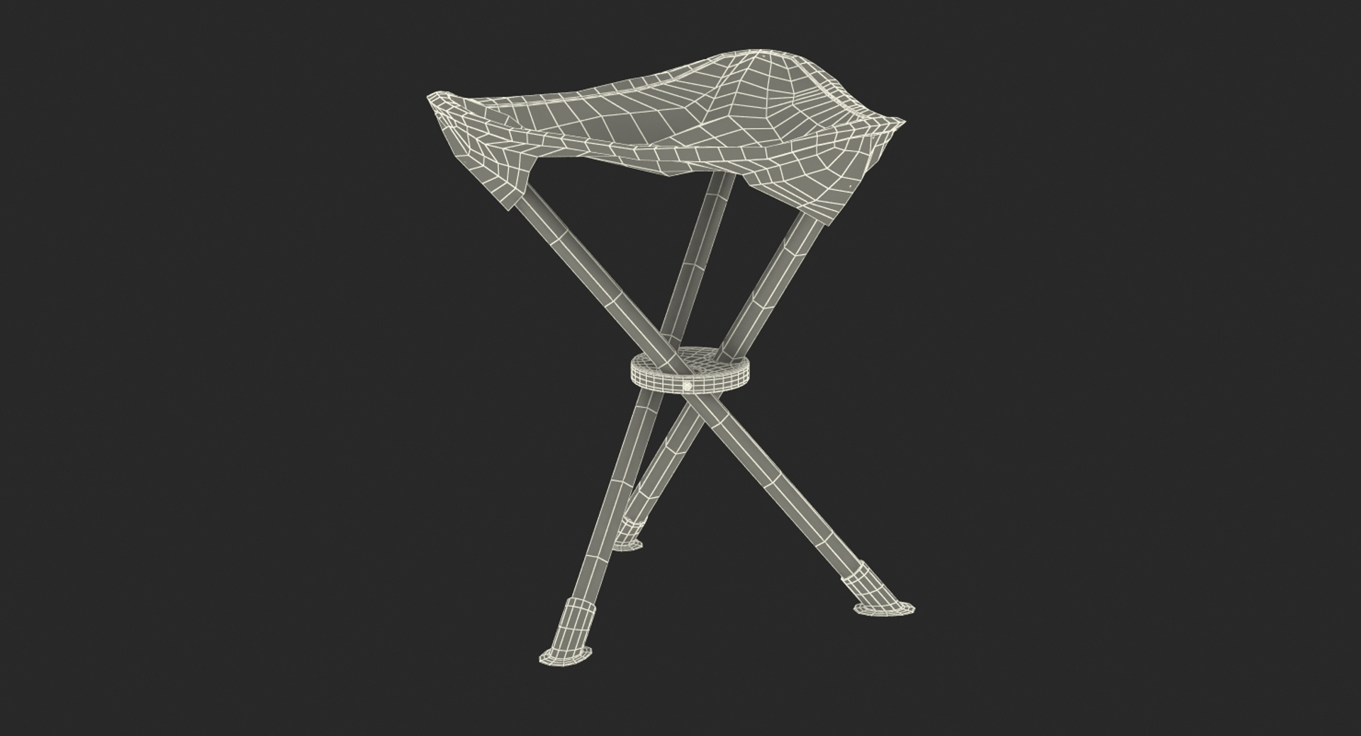 3d Telescopic Tripod Folding Chair