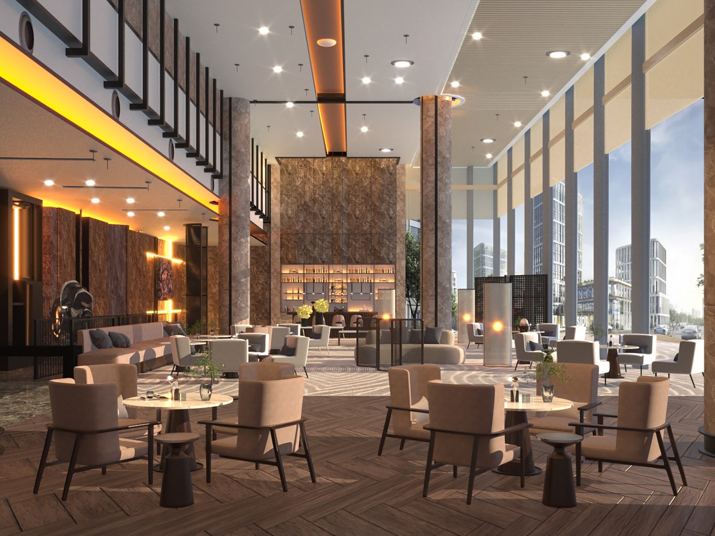 modèle 3D de table Siège de repos design créatif aire de repos aire d ...