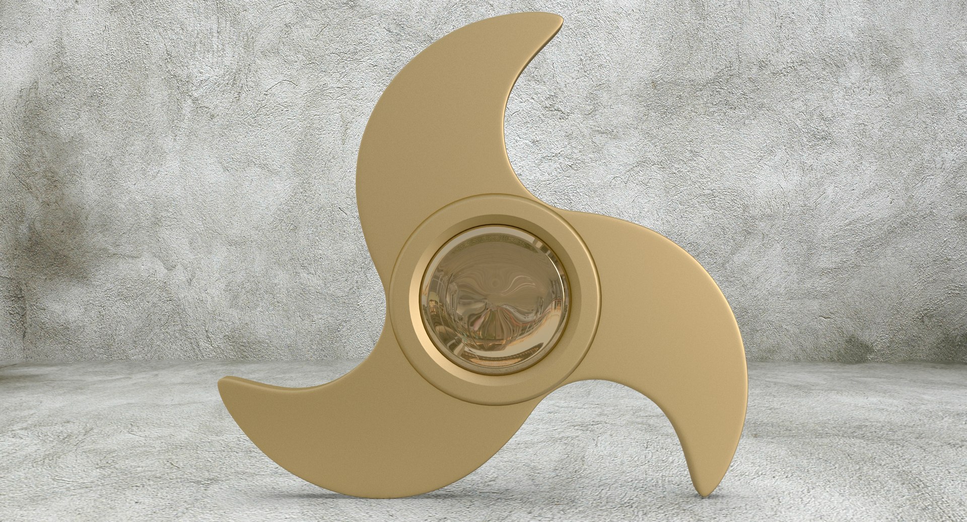 Metallic spinner silver 3D model - TurboSquid 1203718