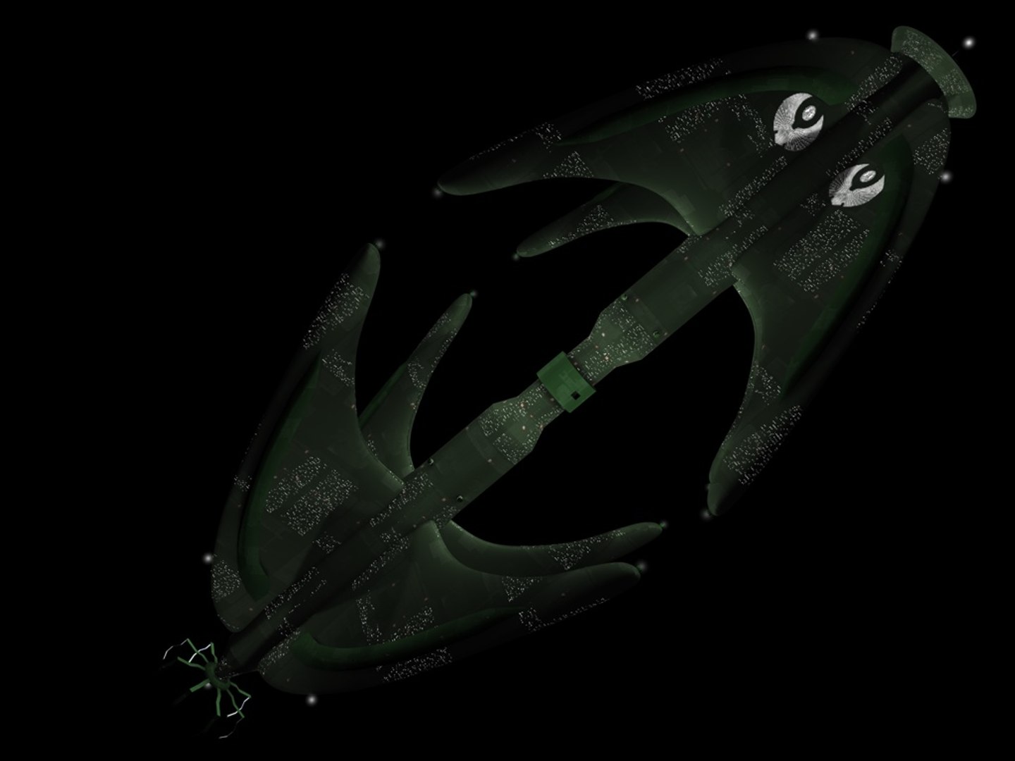 3d Model Star Trek Romulan Starbase
