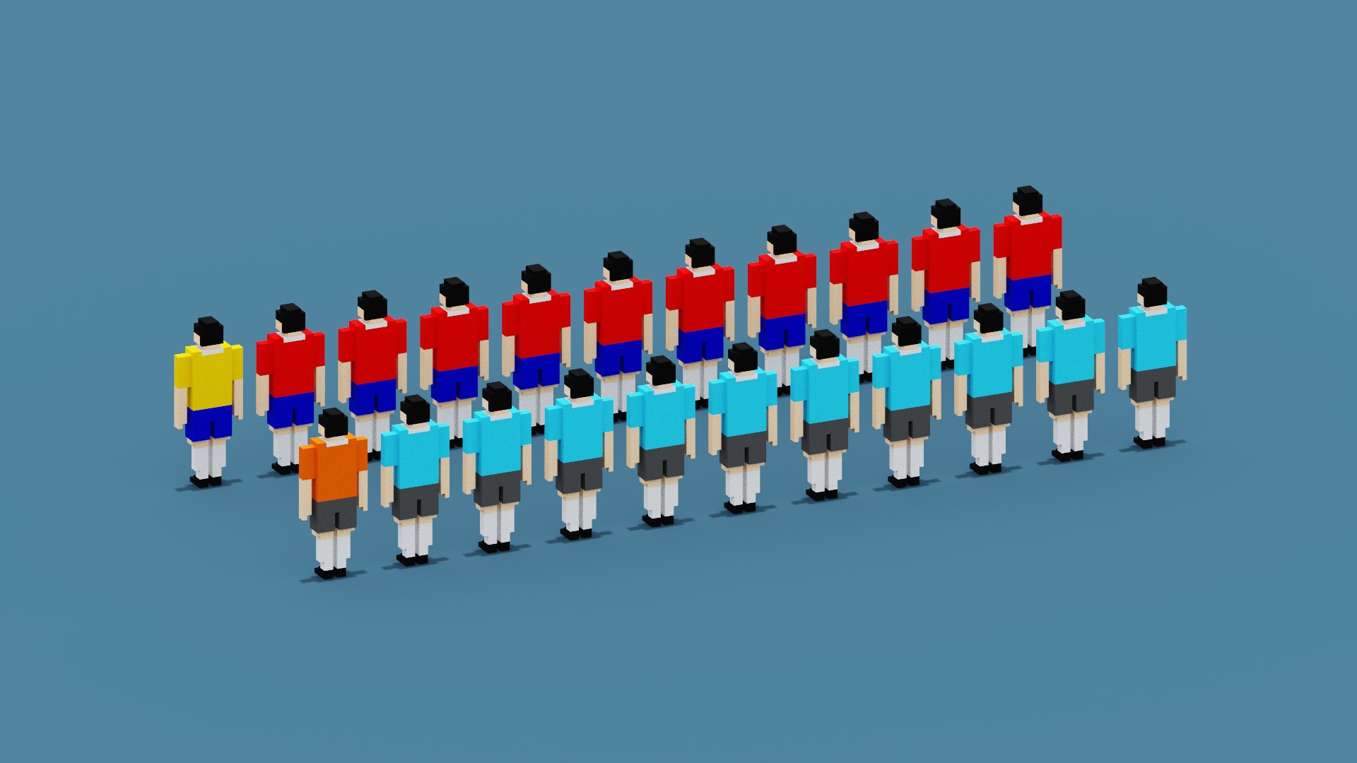 3D Soccer Characters Model - TurboSquid 2025536