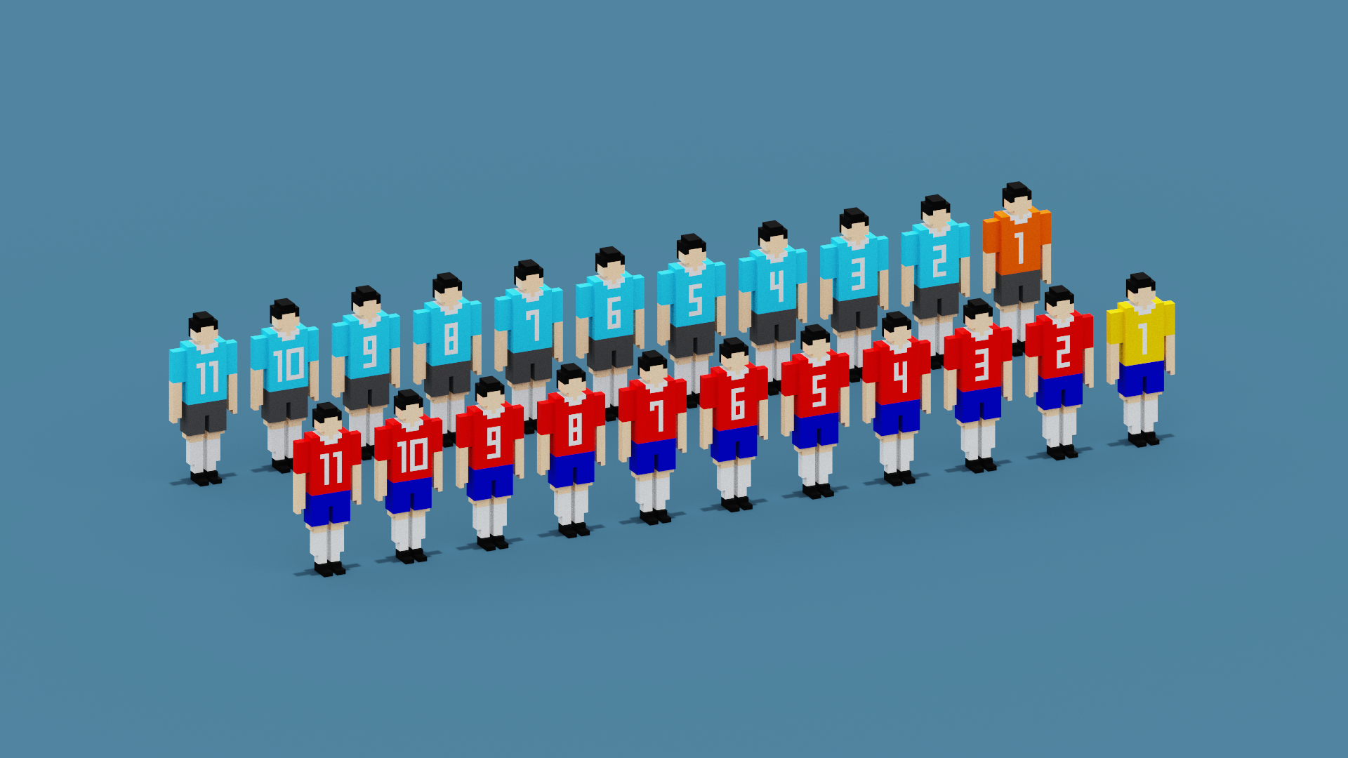 3D Soccer Characters Model - TurboSquid 2025536