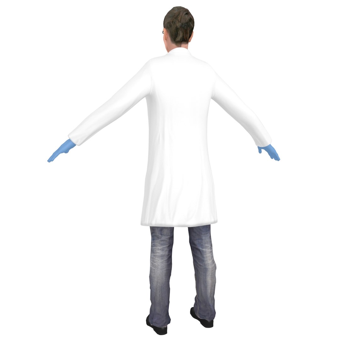 Female Scientist 3D Model - TurboSquid 1313822