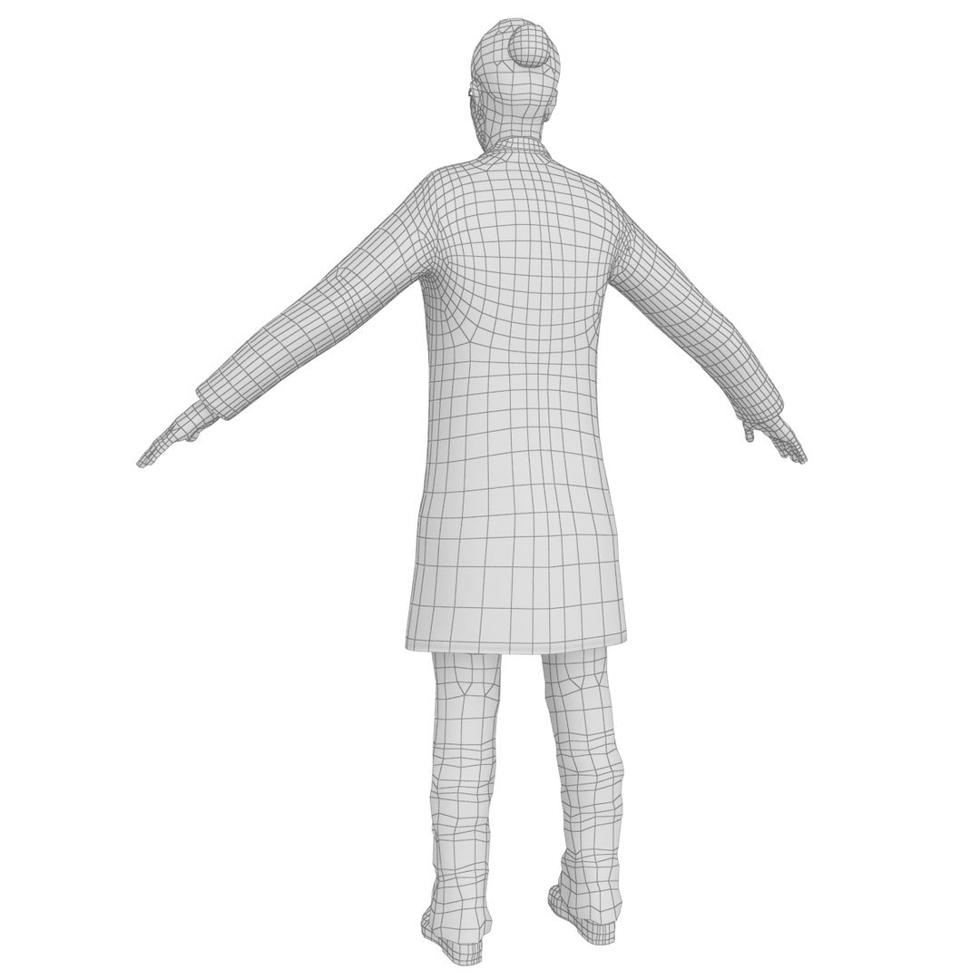 Female scientist 3D model - TurboSquid 1313822