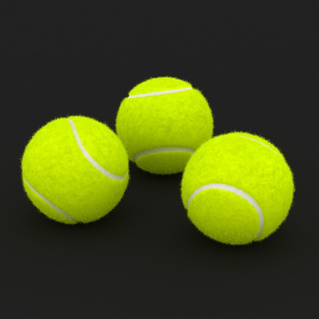 Tennis Ball 3d Model