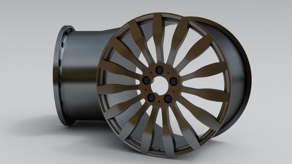 free car rim sport 3d model