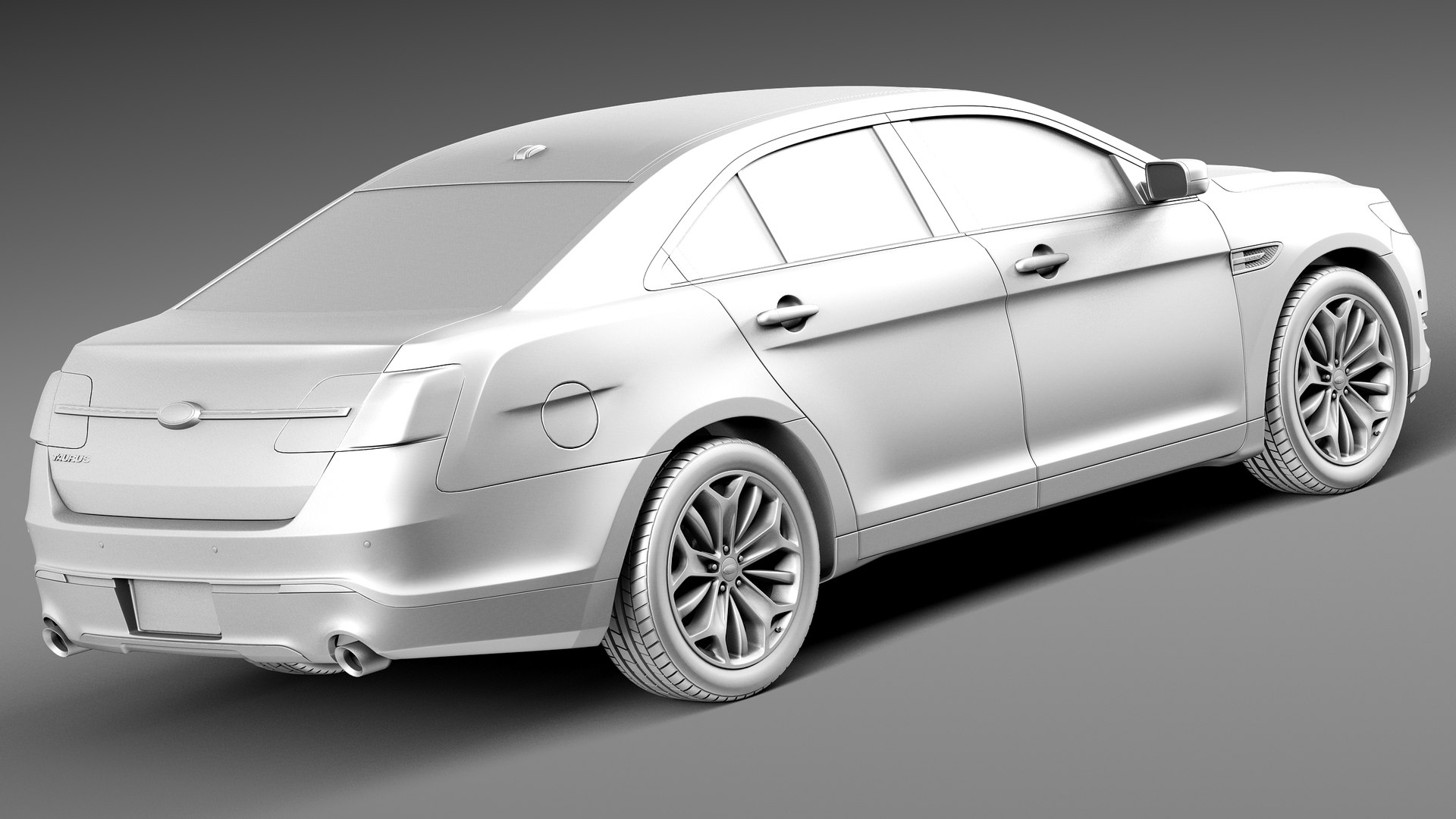 Taurus 2013 Sedan 3d 3ds