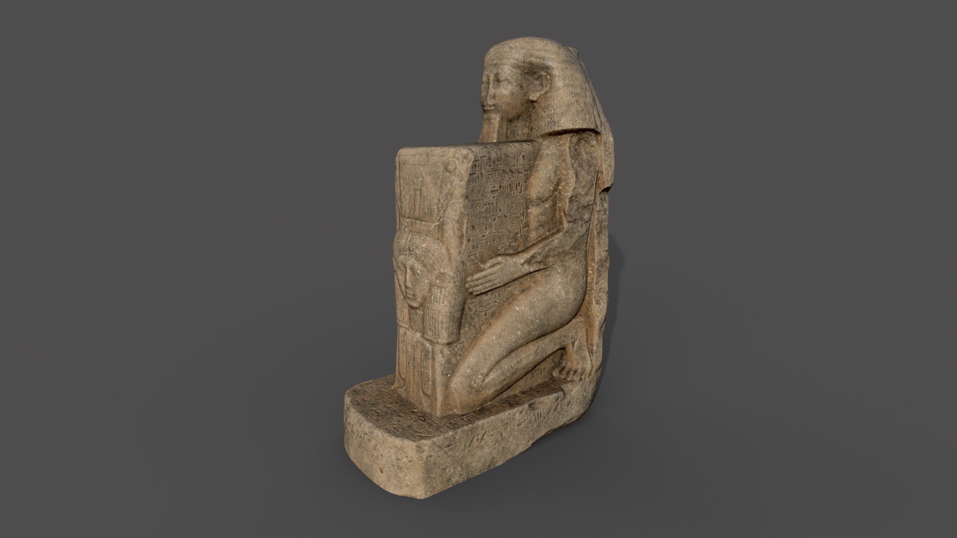 3D Model Statue Creature Sphinx - TurboSquid 1555258