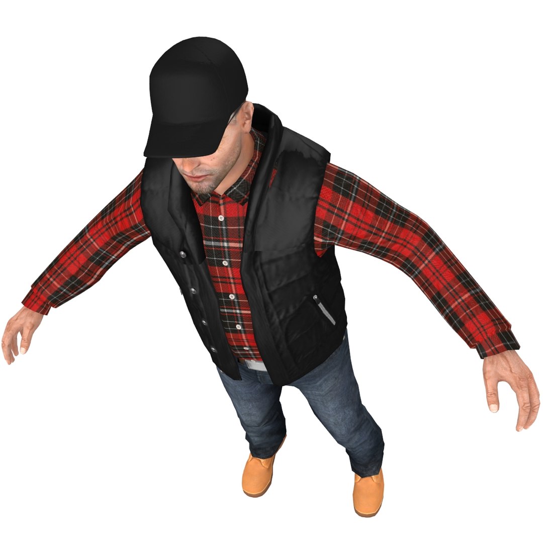 Truck driver 3D - TurboSquid 1352857