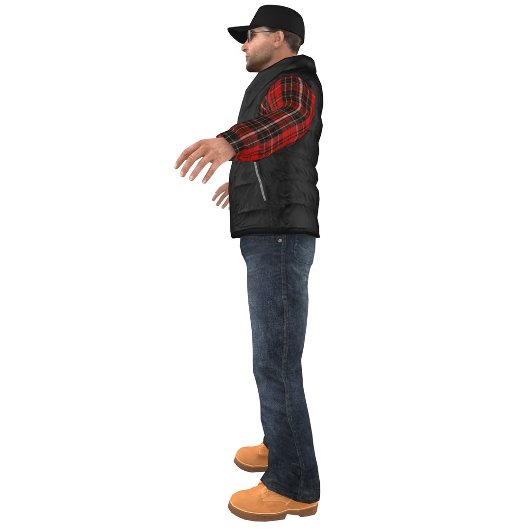 Truck Driver 3D - TurboSquid 1352857