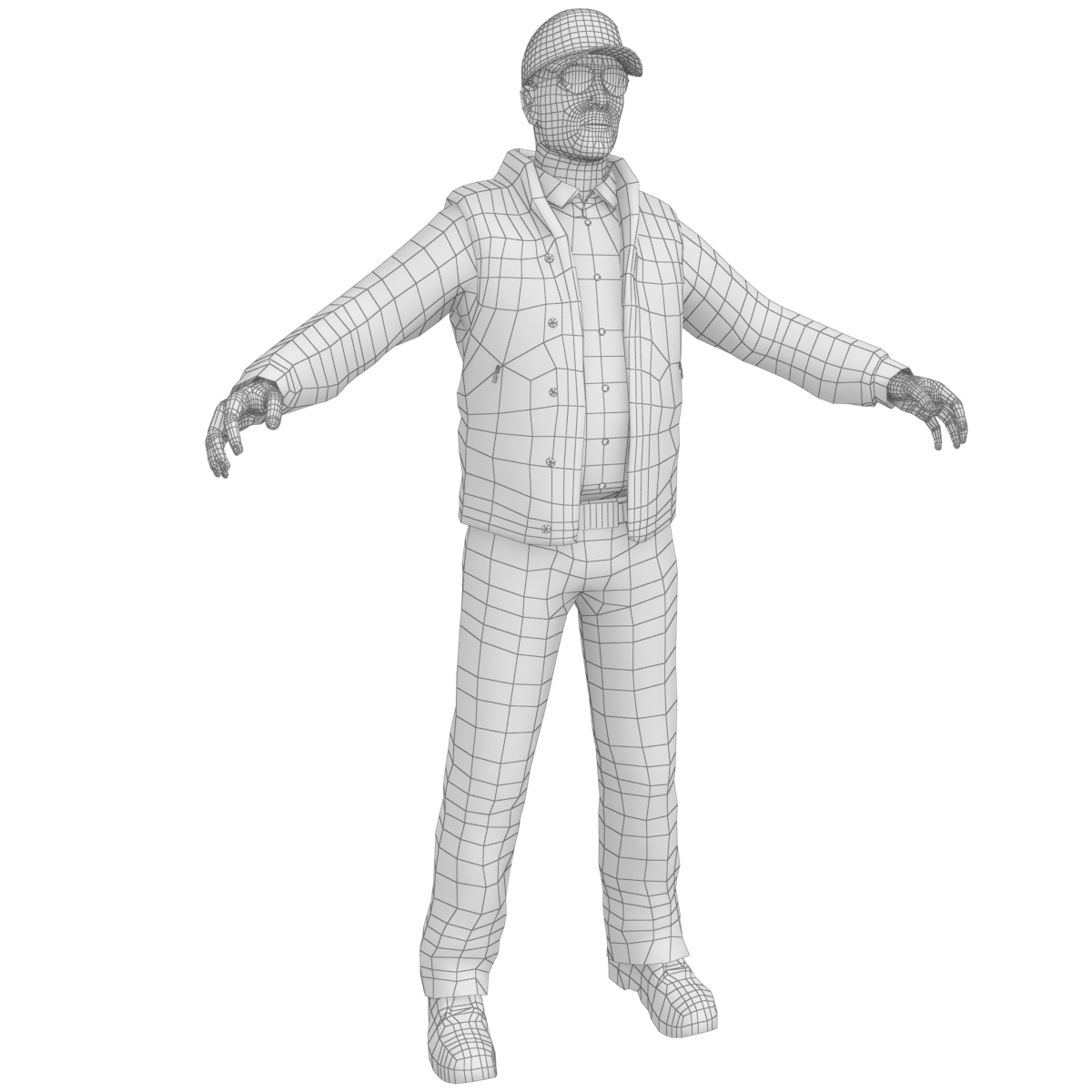 Truck driver 3D - TurboSquid 1352857