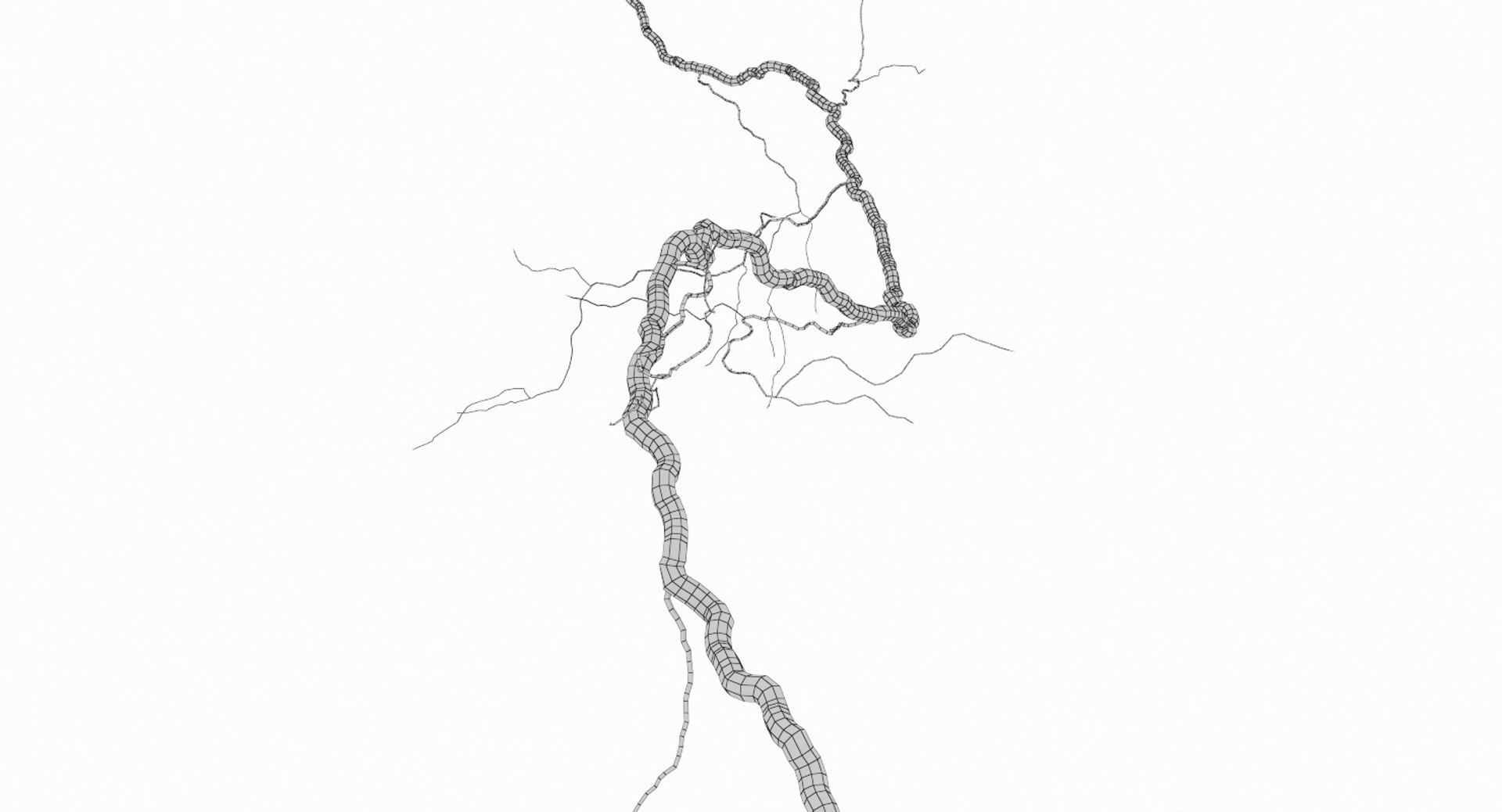 3D model Realistic Cloud to Ground Lightning - CG-12 - TurboSquid 2176406