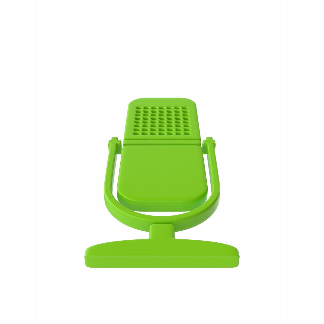 Microphone Icon Green 3D Model - TurboSquid 2323898
