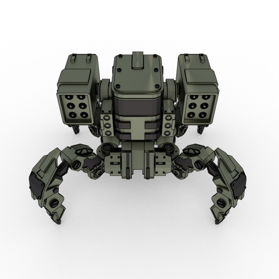 3D Mechanic Spider Destroyer - TurboSquid 1432429