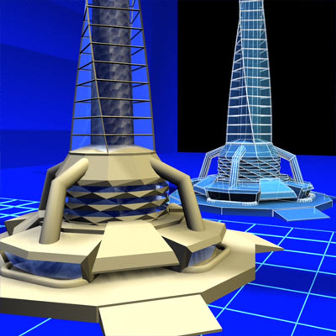 3d Twisted Tower 080307 01 Model