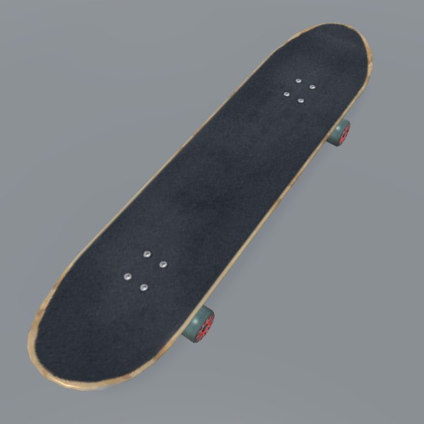 3d skateboard board